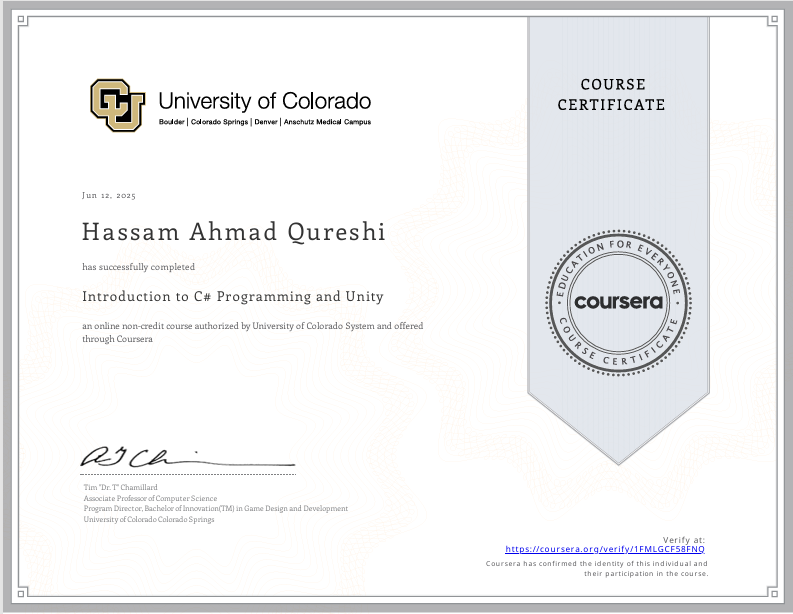 Hassam Ahmad Qureshi - Network Engineer